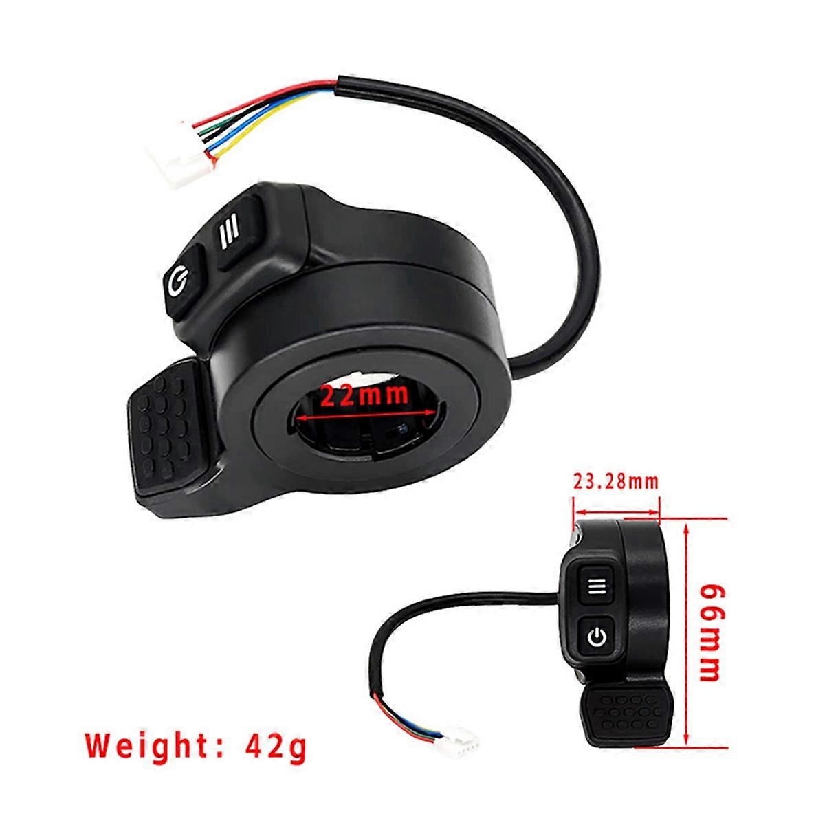 Electric Scooter Throttle Finger Throttle with Power Switch Speed ...