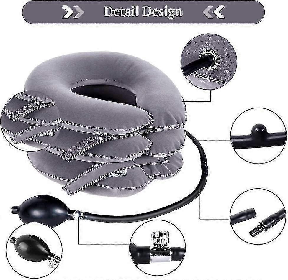 Inflatable Neck Collar & Brace for Cervical Traction | Fruugo UK