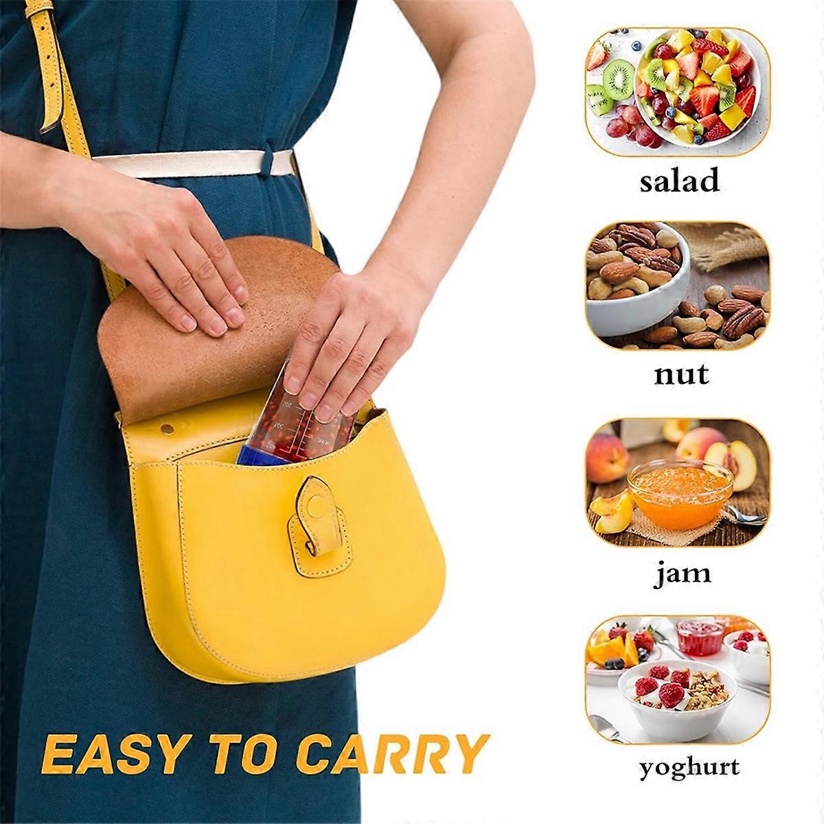 40 Pack 4oz Small Containers with Lids,Reusable Salad Dressing ...