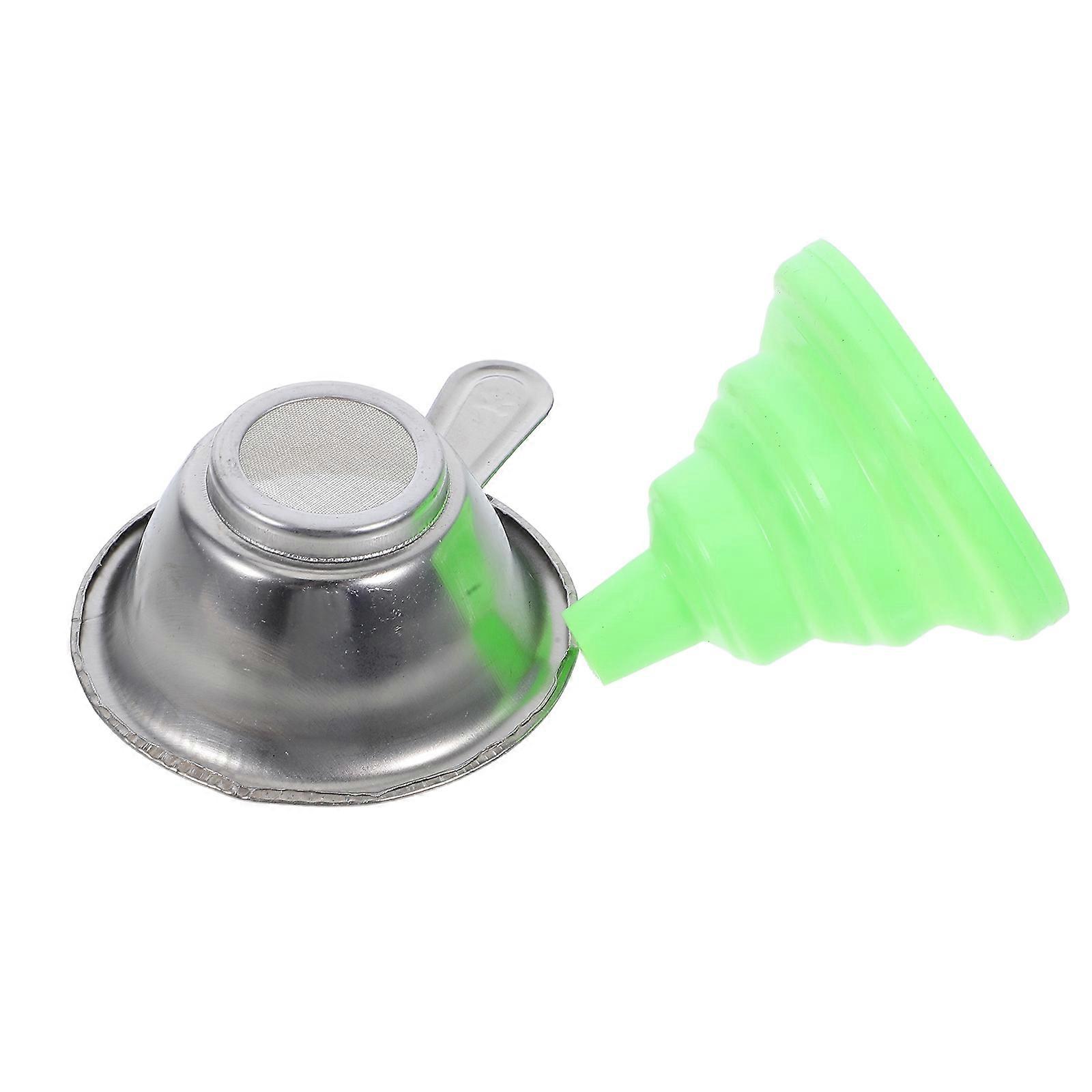 2 in 1 Resin Transferring Funnel Set for 3D Printer Includes Silicone ...