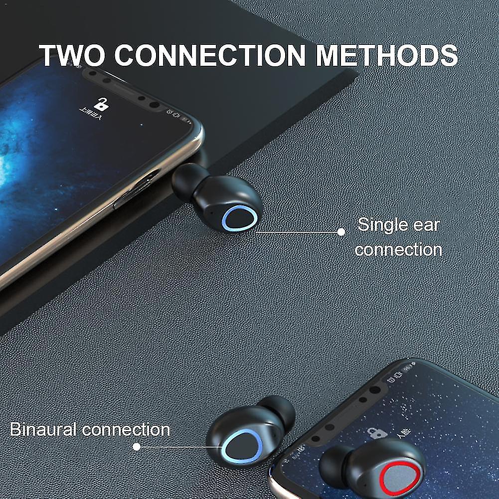 V10 Led Display Wireless Bluetooth-compatible 5.0 In-ear Earphone Touch ...