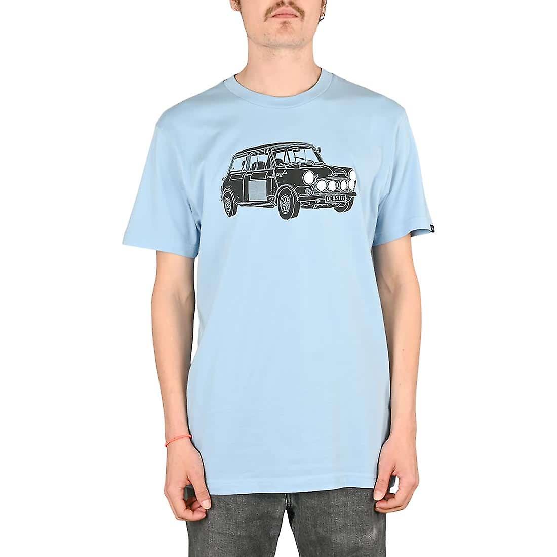 Deus Ex Machina Mini 117 S/S T-Shirt - Sky Blue | Fruugo UK
