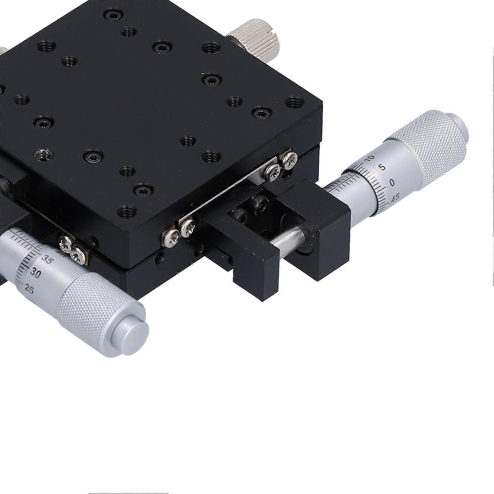 Xy Linear Stage Cross Roller Micrometer Manual Slide Table Trimming ...