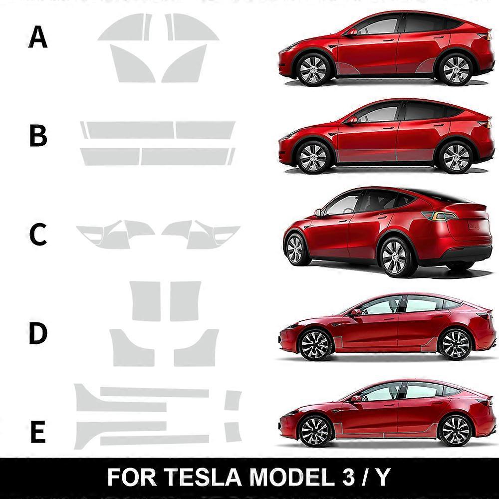 car interior decoration KUNGKIC Car Door Triangle Protective Film for ...