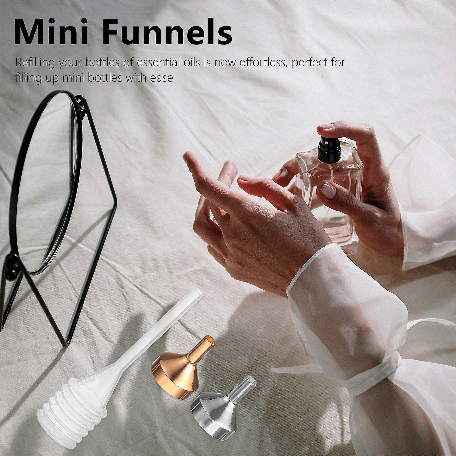 12pcs/set Small Funnels with Mini Dropper for Filling Bottles ...