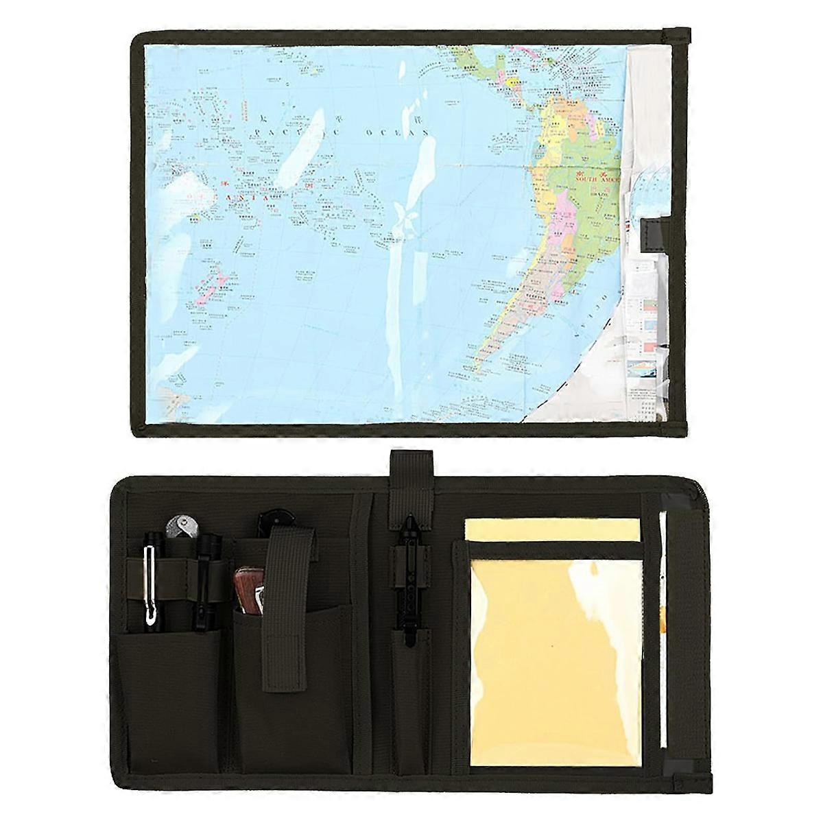 Map Case, Tactical Notebook, Multifunctional Water-Resistant Map Case ...