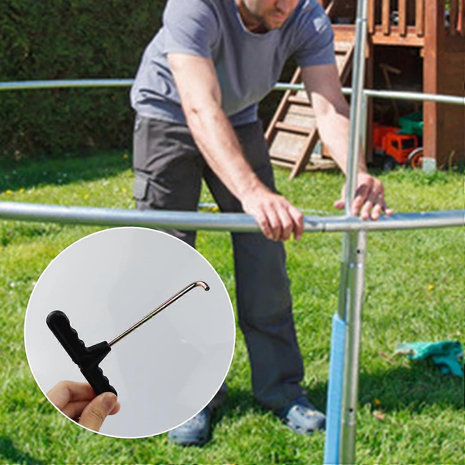 Trampoline Spring Tool Puller Hook Metal Tent Peg Trampoline Peg Puller ...