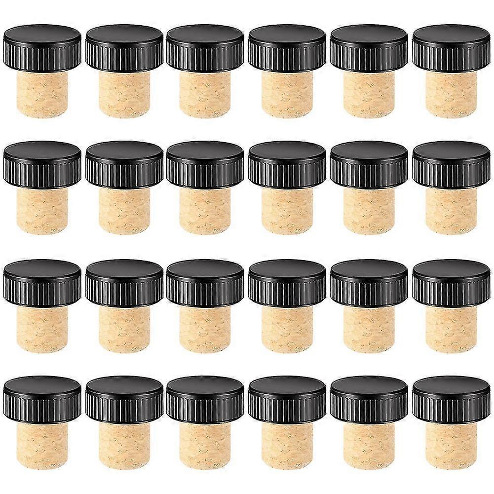 24 Pieces Cork Plugs Cork Stoppers Tasting Corks T-shape Wine Corks ...