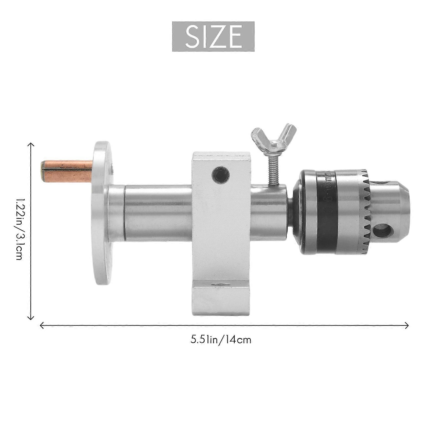 Live Lathe Center Head With Chuck Diy Accessories For Mini Lathe ...
