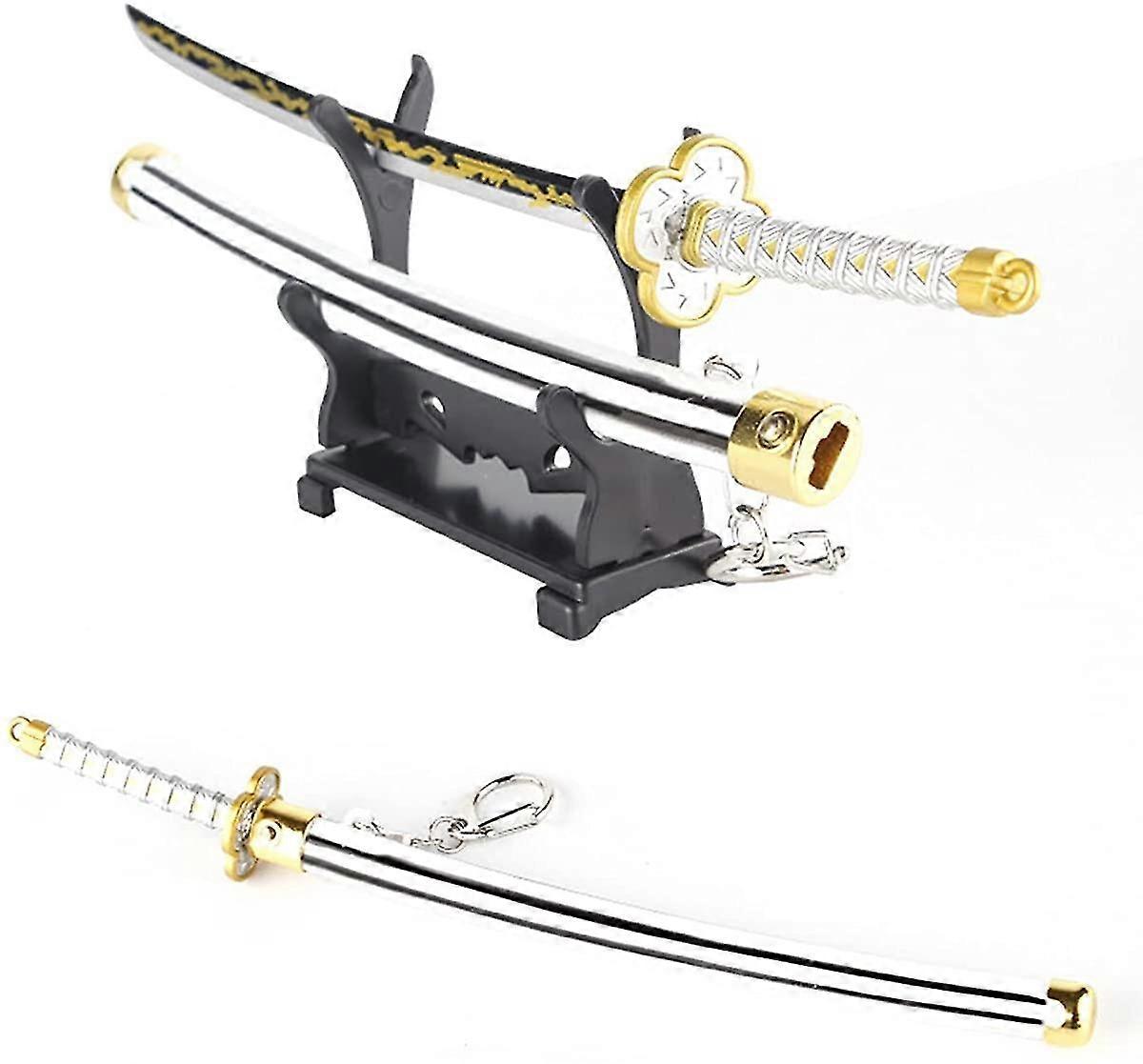 Demon Slayer Sword Mini Katana Keychains Anime Figure Tanjiro For Men ...