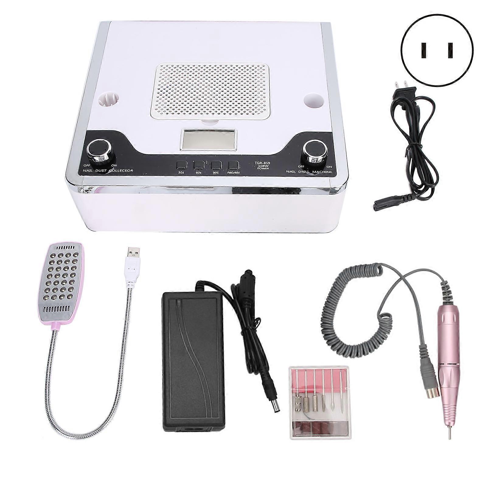 108W 4-In-1 Nail Suction Dust Collector Nail Art Curing Lamp Light ...