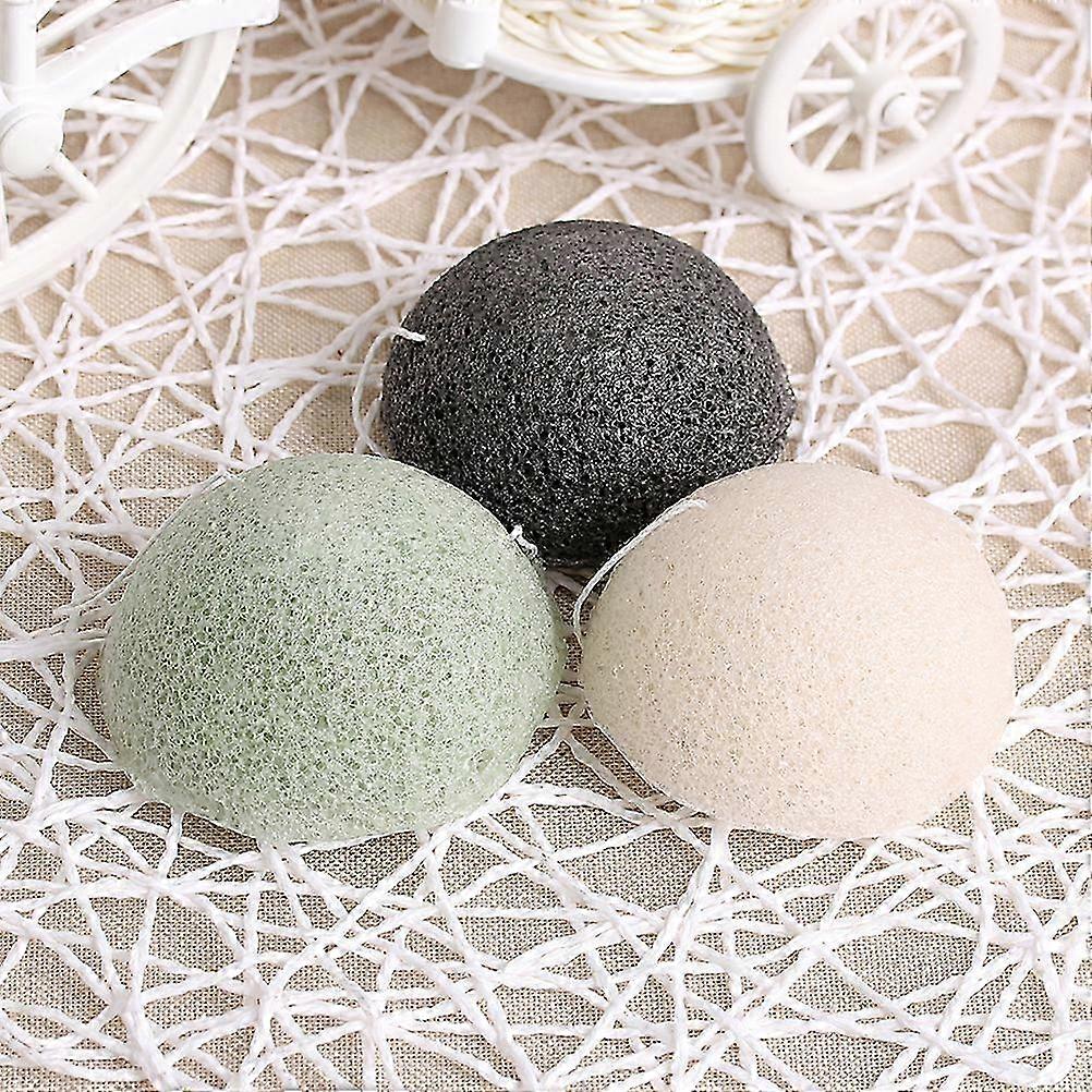 Konjac Sponge Exfoliating Facial Sponges Great for Sensitive, Oily ...