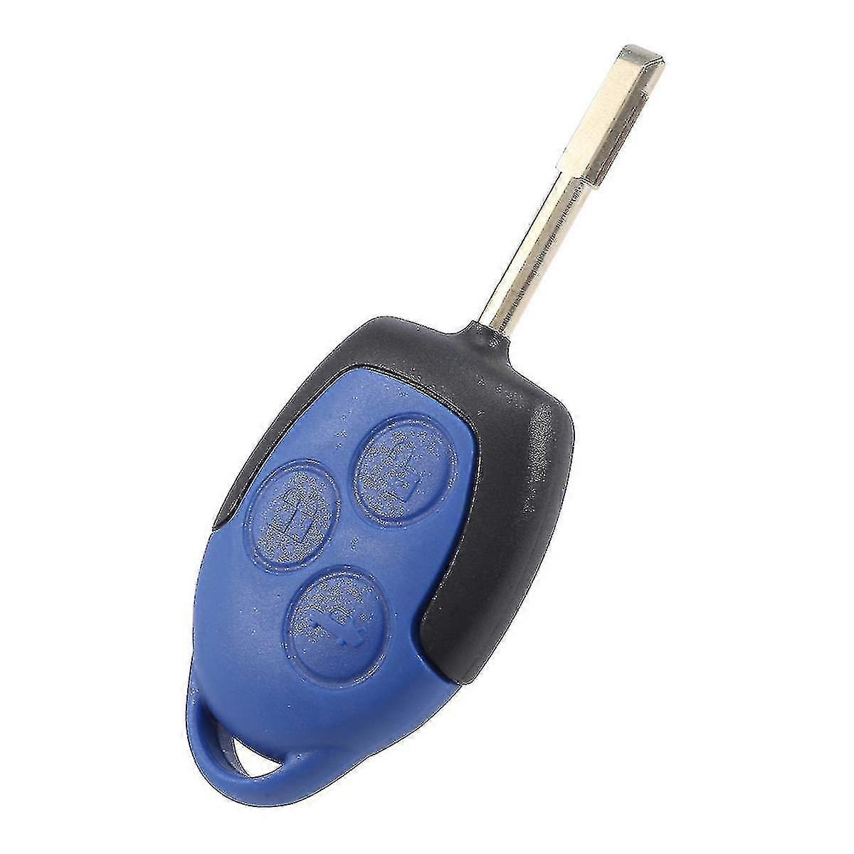 Ford Transit Blue 3 Button Remote Control Cover Shell Key Body & Keys ...