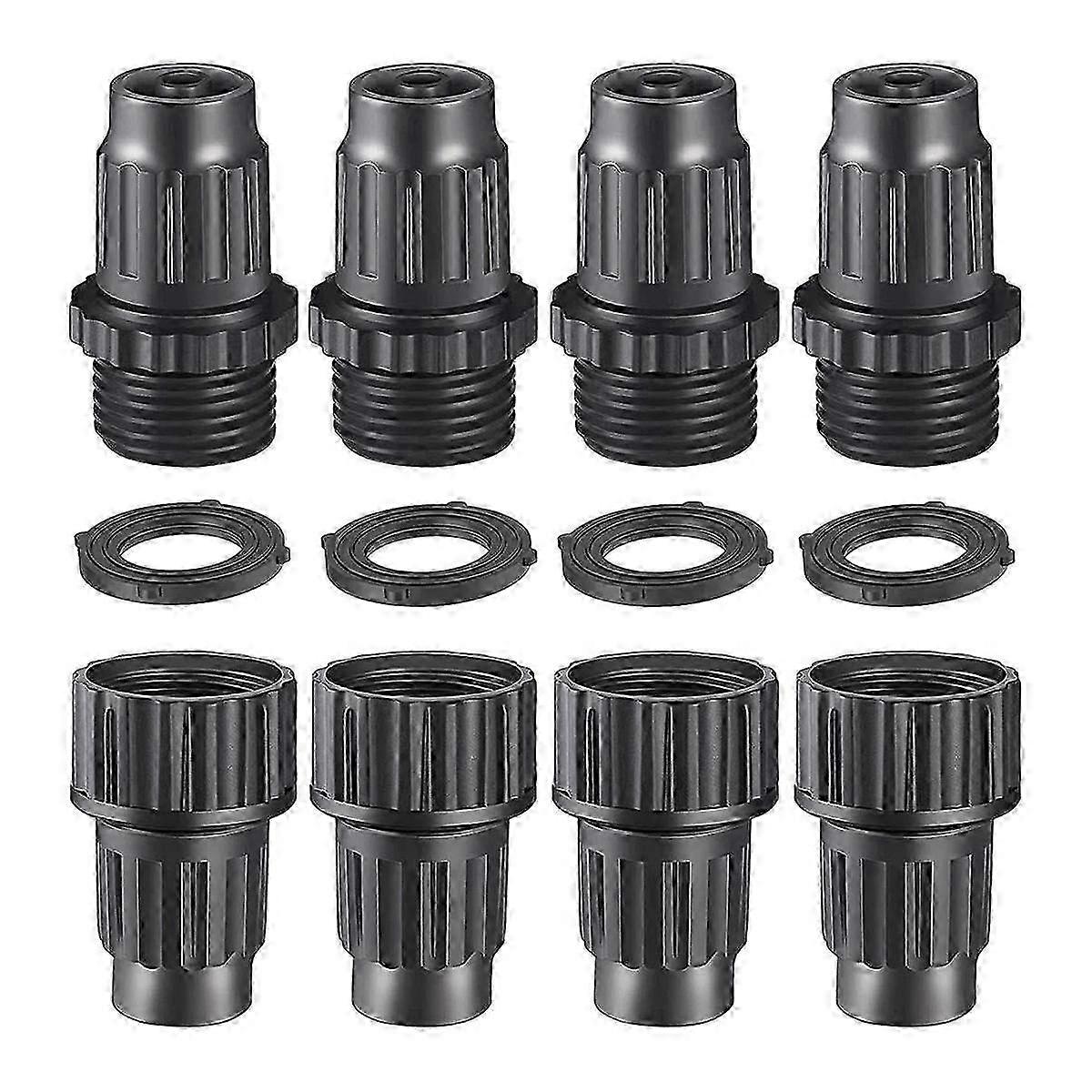 4 Pcs Drip Irrigation Pressure Regulator 25 Psi Faucet Adapter Kit ...