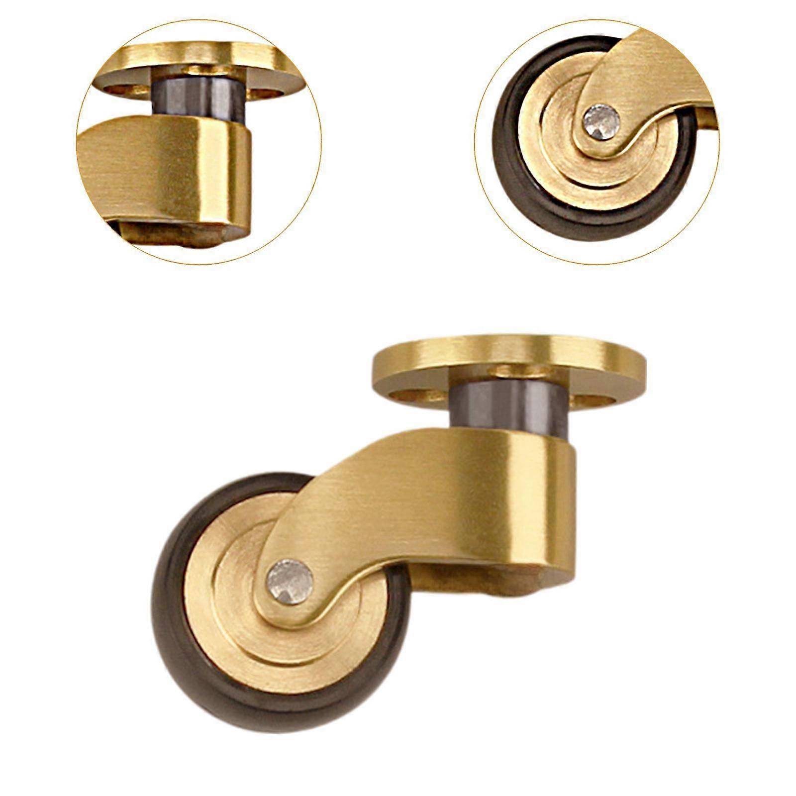Furniture Caster Vintage Table Chair Furniture Legs Solid Brass Caster ...