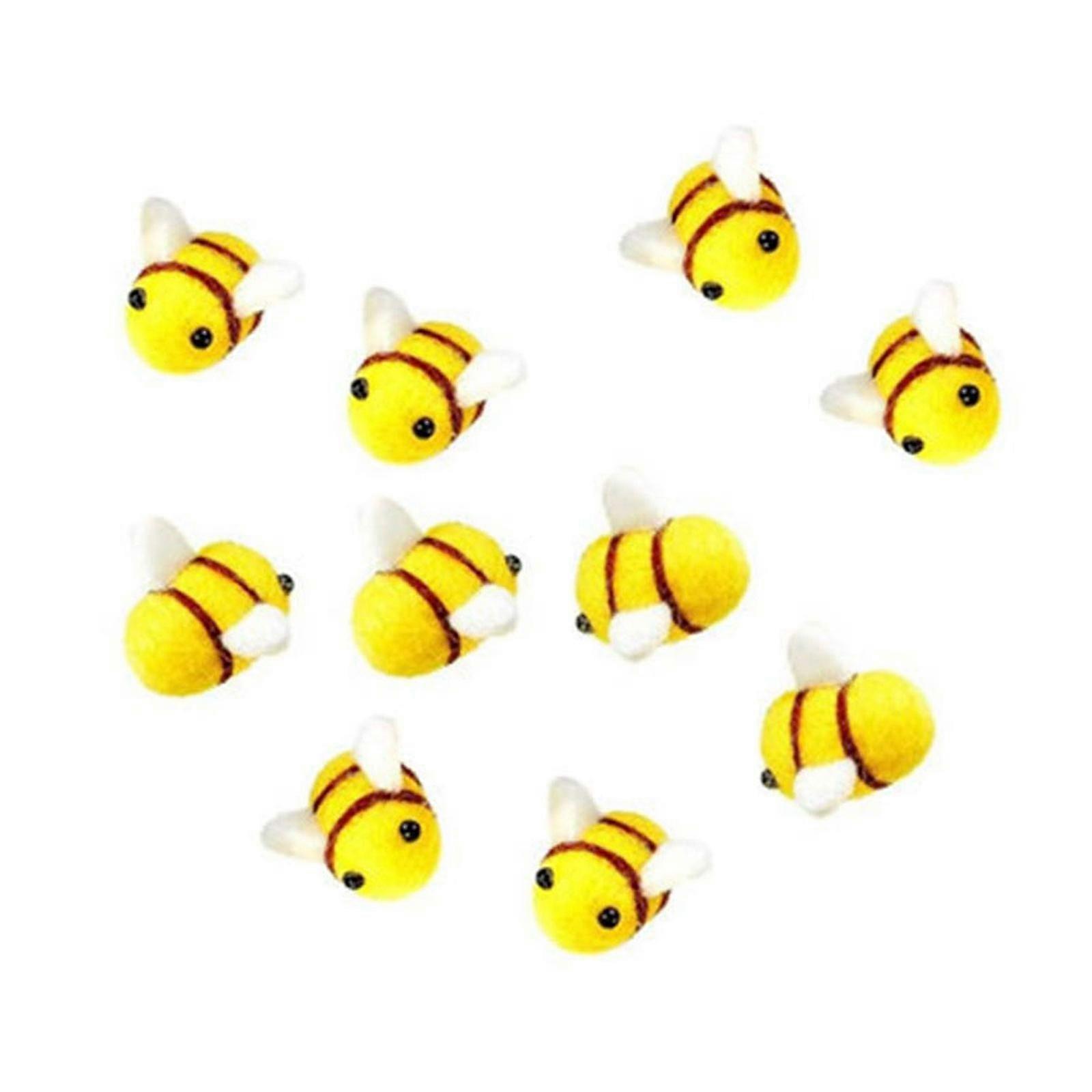 Bee Mini Crafts Balls Bumble Bee for Baby Nursery Tent Hat Decoration ...