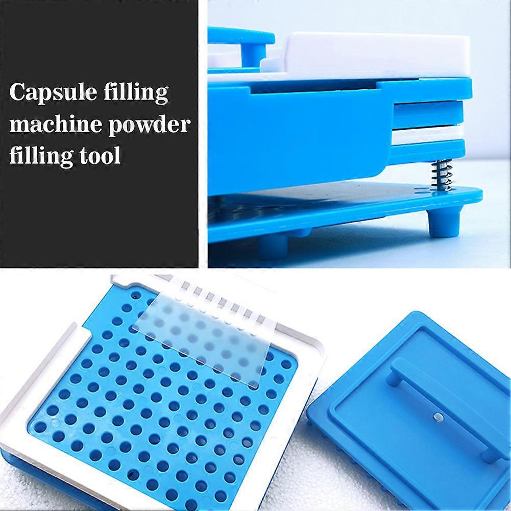 100 Hole Manual Filling Tray for Home Use, Capsule Filling Machine ...