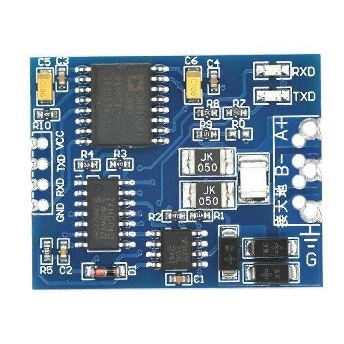 3.3V 5V TTL UART to RS485 Isolated Interface Converter Module Single-Chip Serial Port UART ...