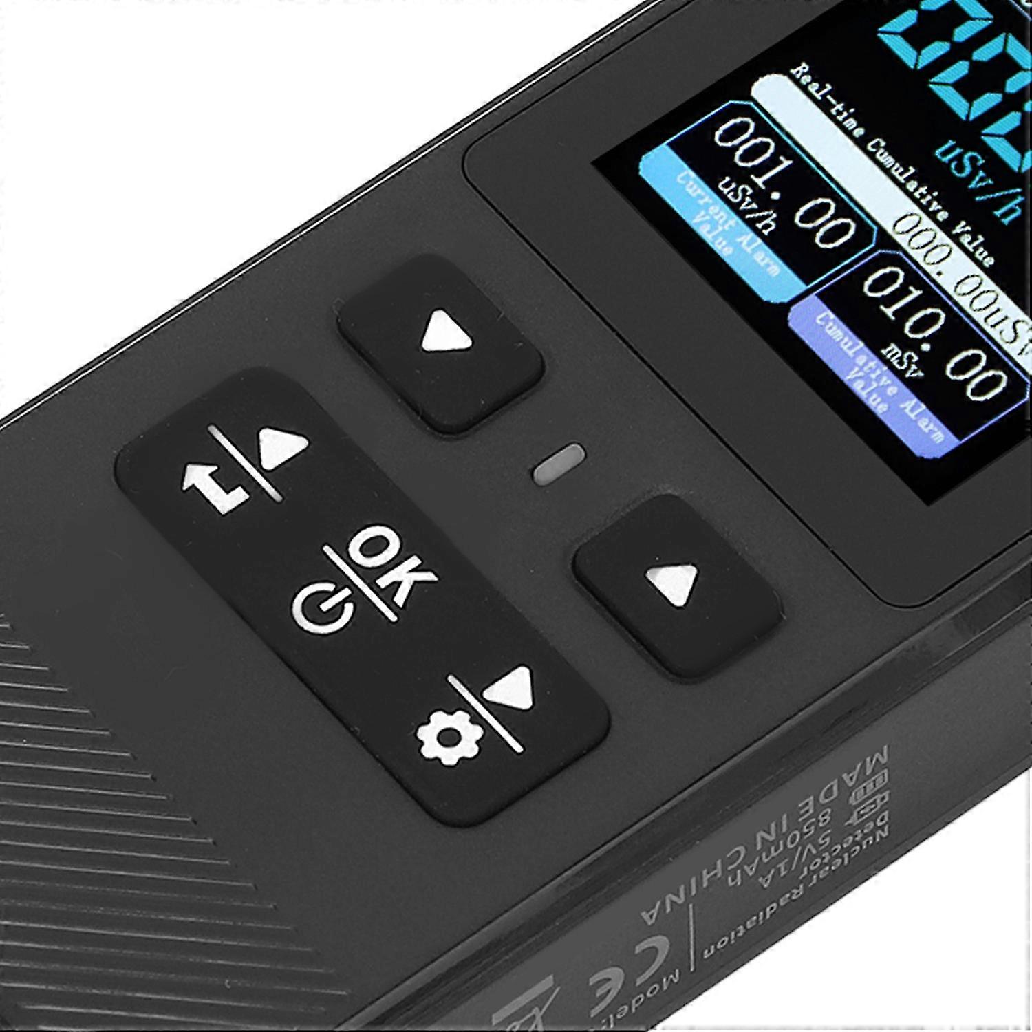 Portable Radiation Monitor High Sensitivity Marble Radioactive β γ X ...