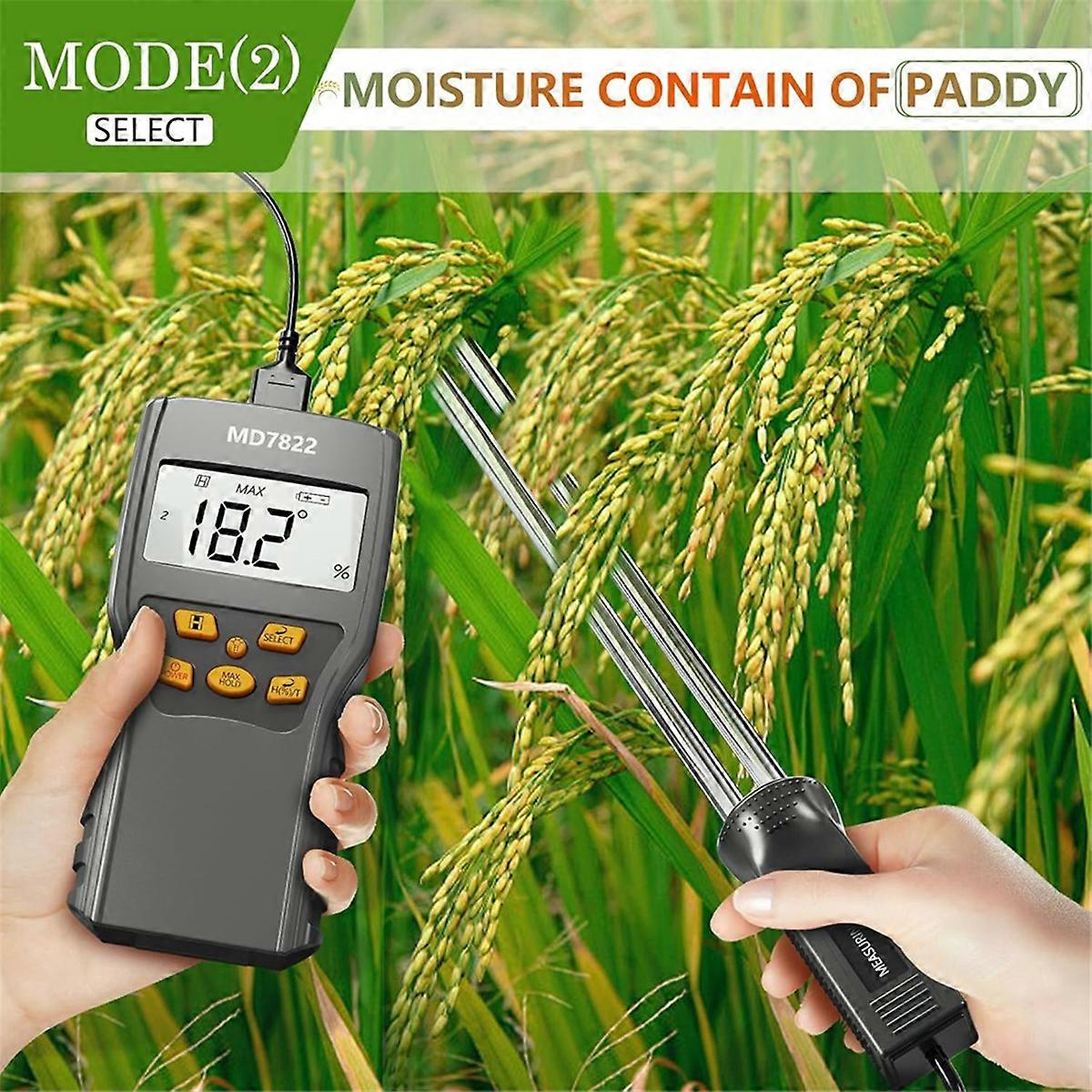 Hay Moisture Tester,Moisture Meter Probe for Hay,Froage Grass | Fruugo UK