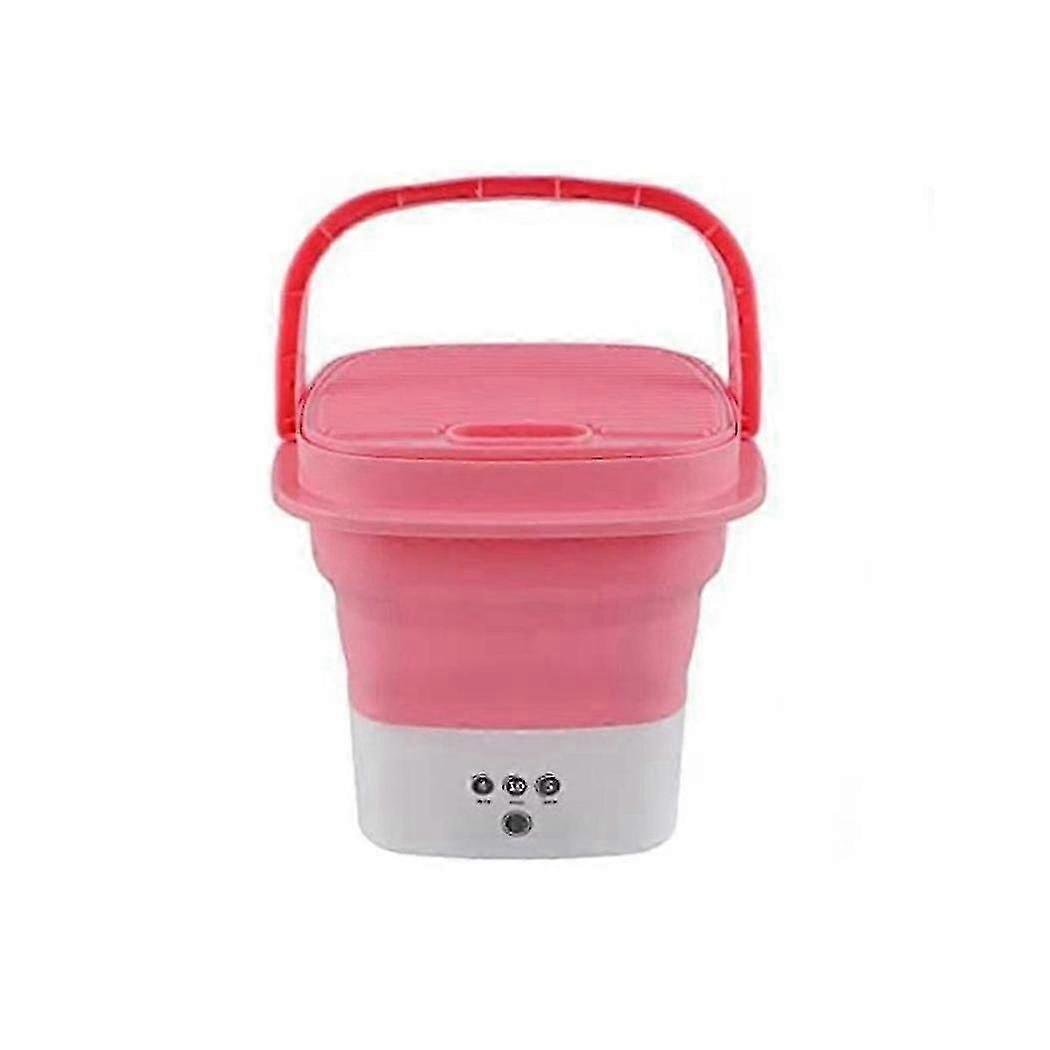 Pink Washing Machine, Mini Folding Washing Machine Combo With Small ...