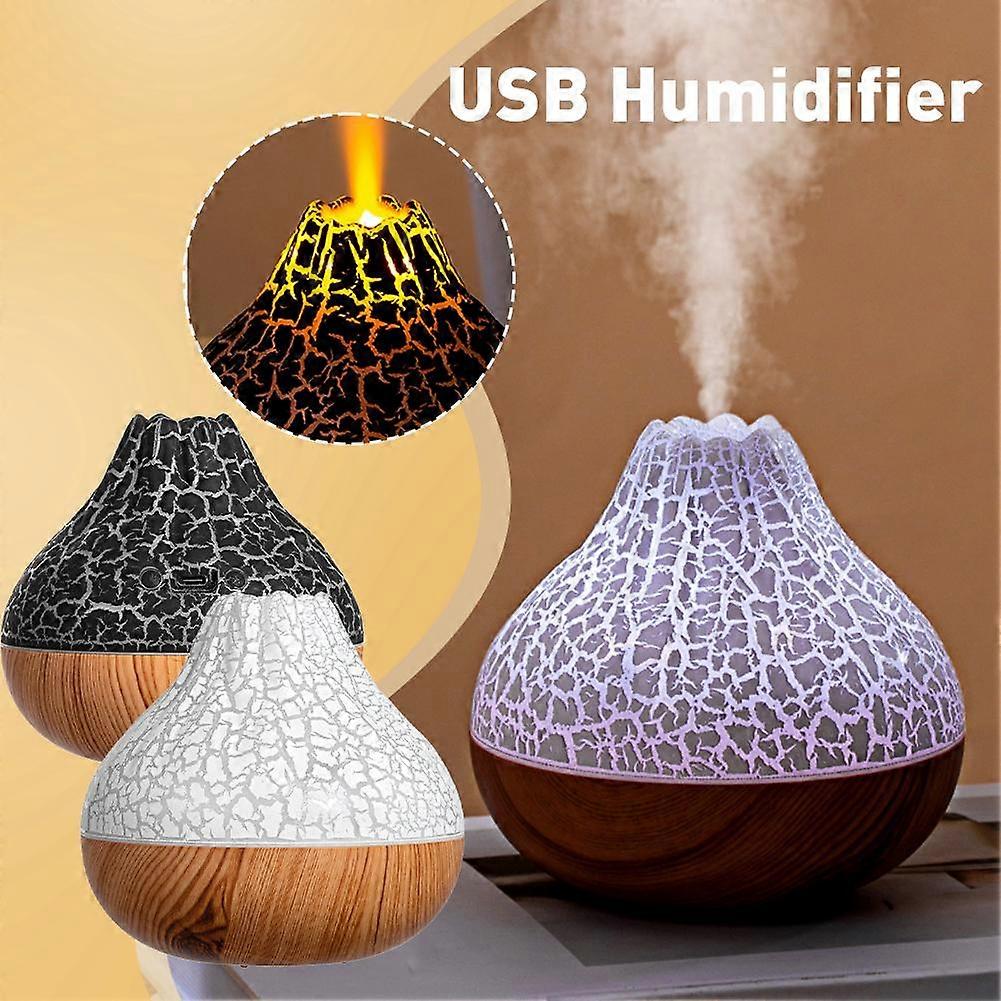 Mini Volcano Shape Humidifier, Usb Personal Desktop Humidifier Super ...