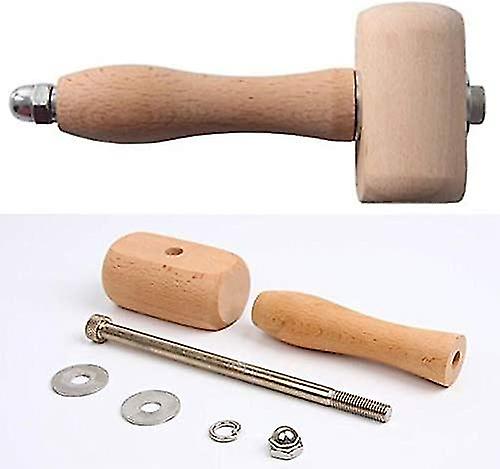 Beech Wood Mallet Hammer Tool, Wood Carving Hammer Leather Craft ...