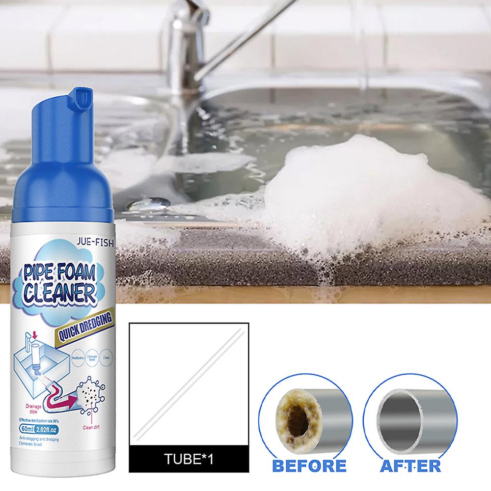 Foaming Pipes Drain Cleaner Sink Odor Removing Agents for Kitchen Drain ...
