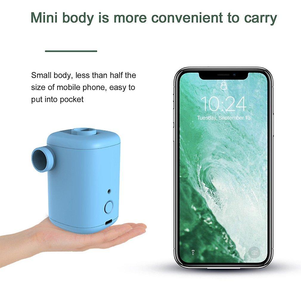 Camping Tiny Pump Air Light Inflatable Pump Usb Charging Mini Electric ...