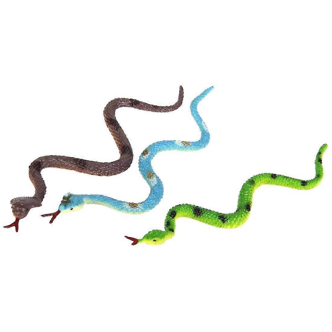 Plastic reptile animal snake model toy 12pcs multicolour | Fruugo UK
