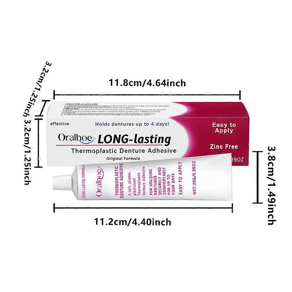 Thermoplastic-Denture Adhesive Waterproof Denture-Adhesive Cream for ...