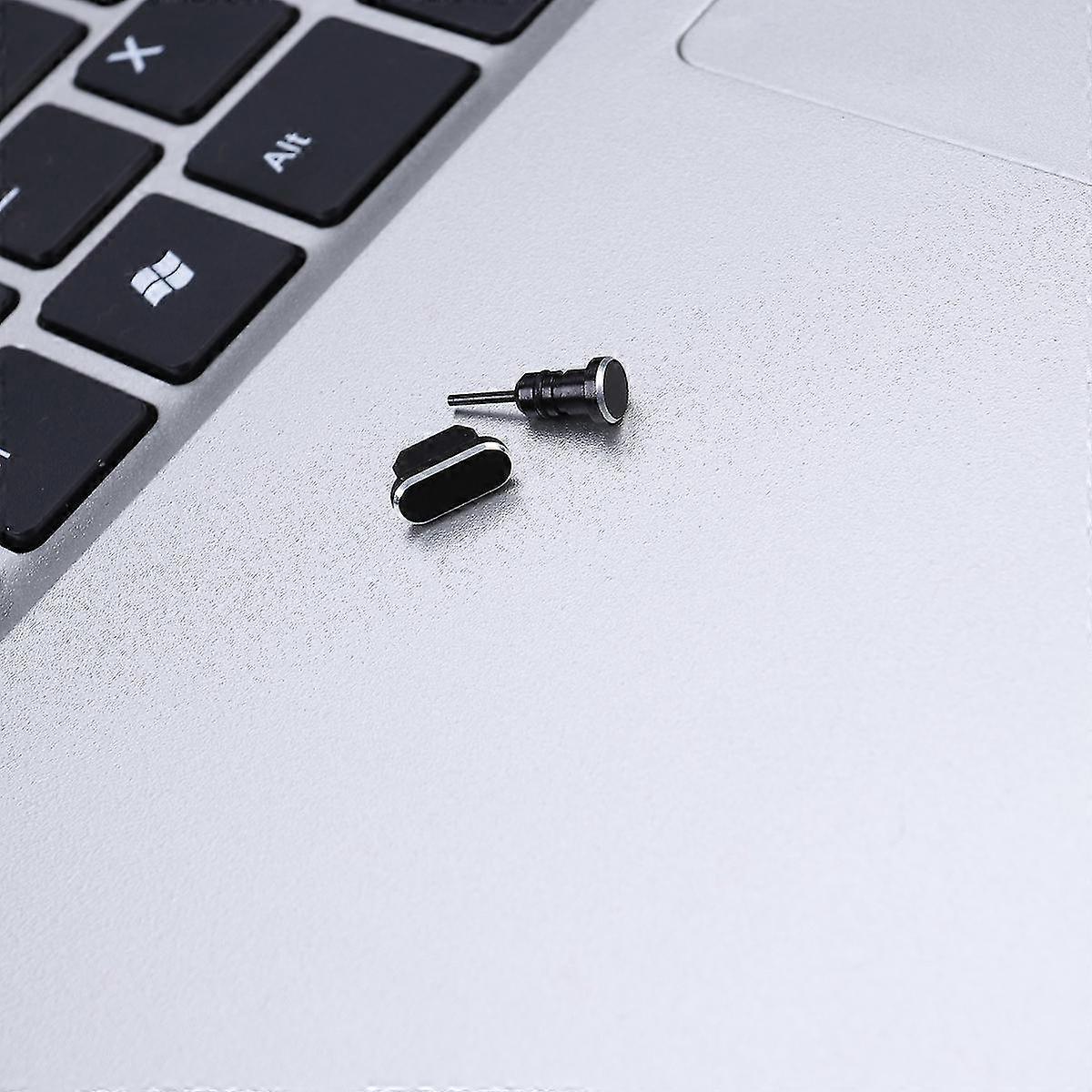 2pcs/ Set 3.5mm Earphone Jack Anti Dust Plug And Micro USB Port Plug ...