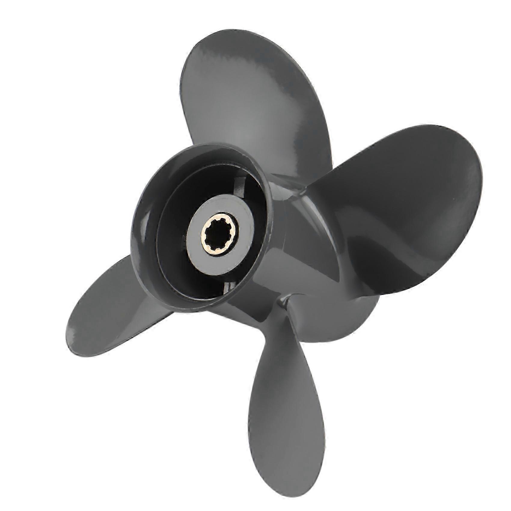 Propeller 4 Blade 9 1/4X10 for and Outboard BF8D/BF9.9D BF9.9/BF15A BF15D/BF20 8 Splines 58134 ...