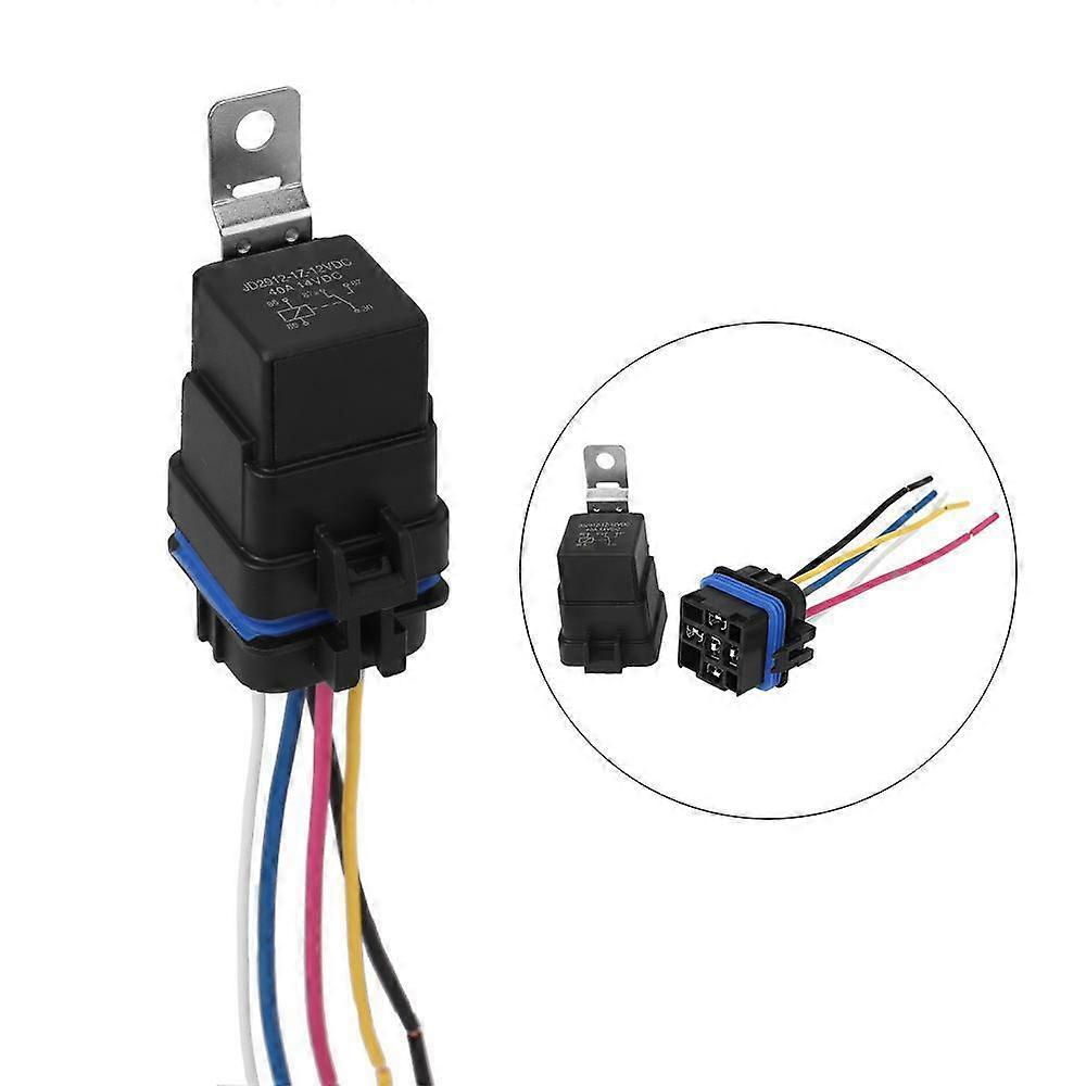 Waterproof Integrated Automobile Relay Dc/12V 40A Auto Relay & Socket 5 ...