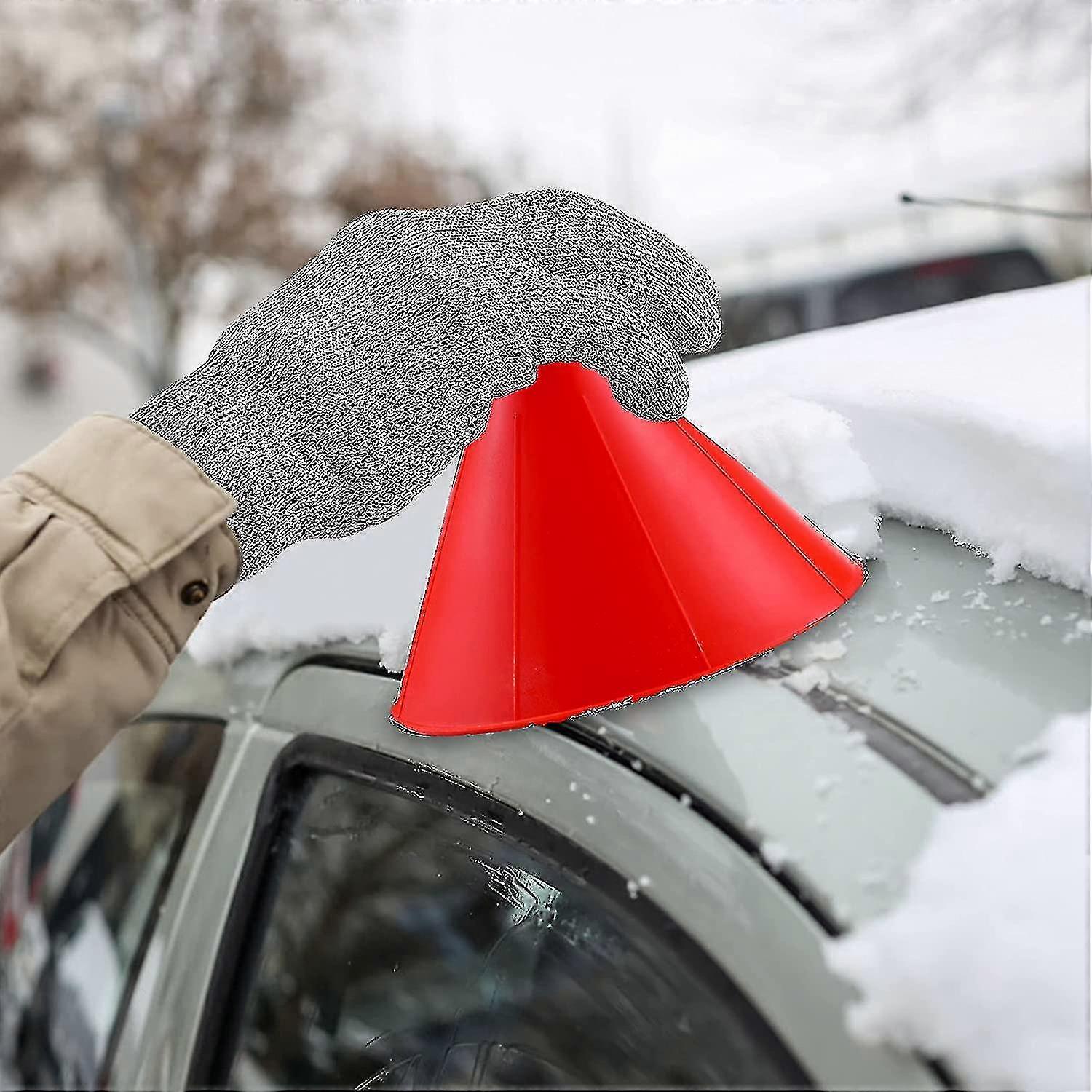 Magical Ice Scrapers, Cone-shaped Car Snow Remover | Fruugo UK