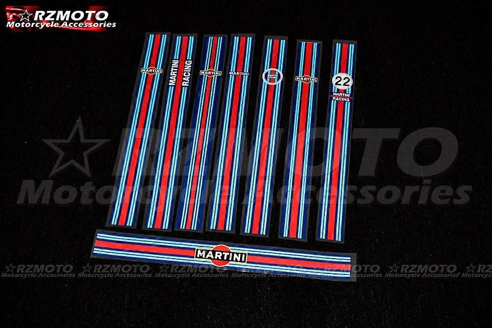 Motorcycle sticker Martini cocktail Martini Le Mans racing retro shell ...