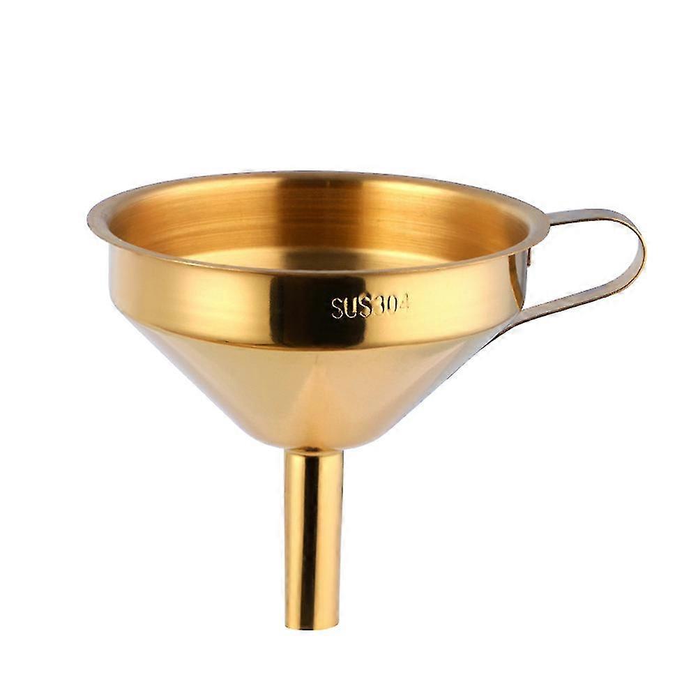 Stainless Steel Funnel With Detachable Filter For Canning -gold | Fruugo UK