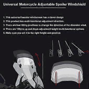 R1250rt R1250rs R1250r Universal Motorcycle Windshield Extension ...