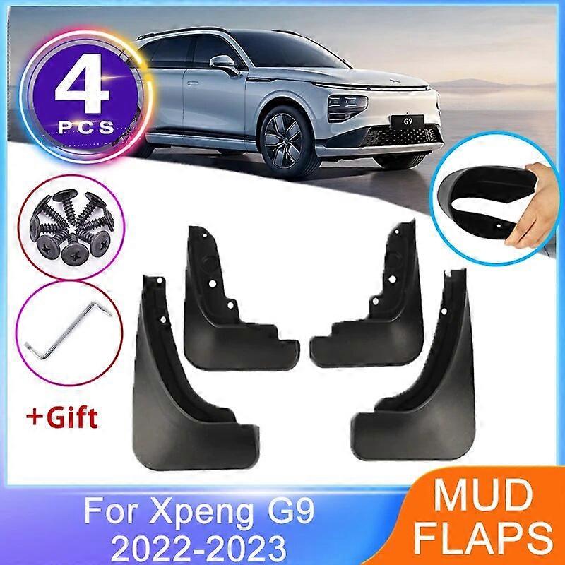 4x Voor Xpeng G9 2022 2023 Auto Voor Achter Spatborden Spatbord Wielbeschermer Nieuwe Upgrade ...