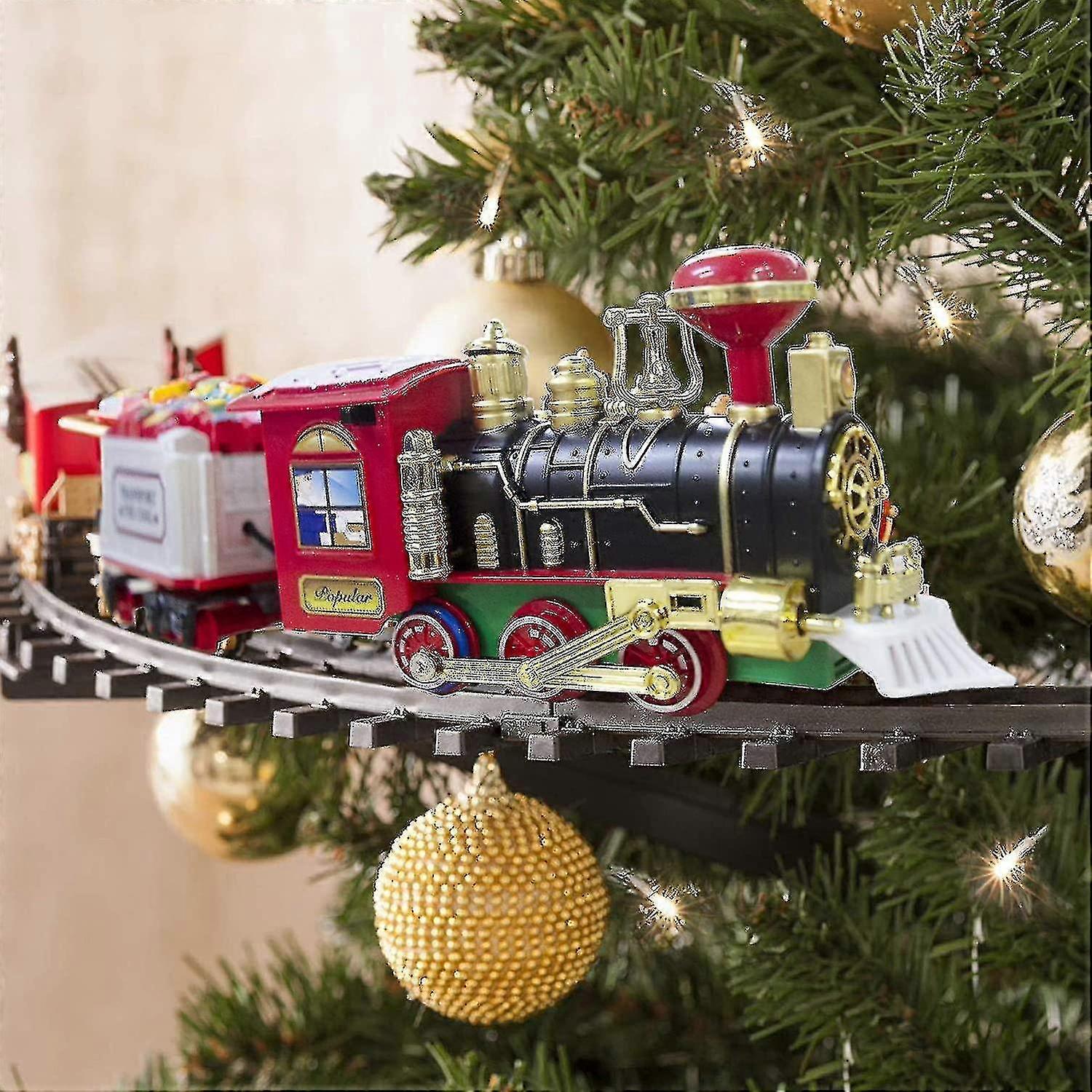 Christmas Train In The Center Of The Christmas Tree 258051 Battery ...