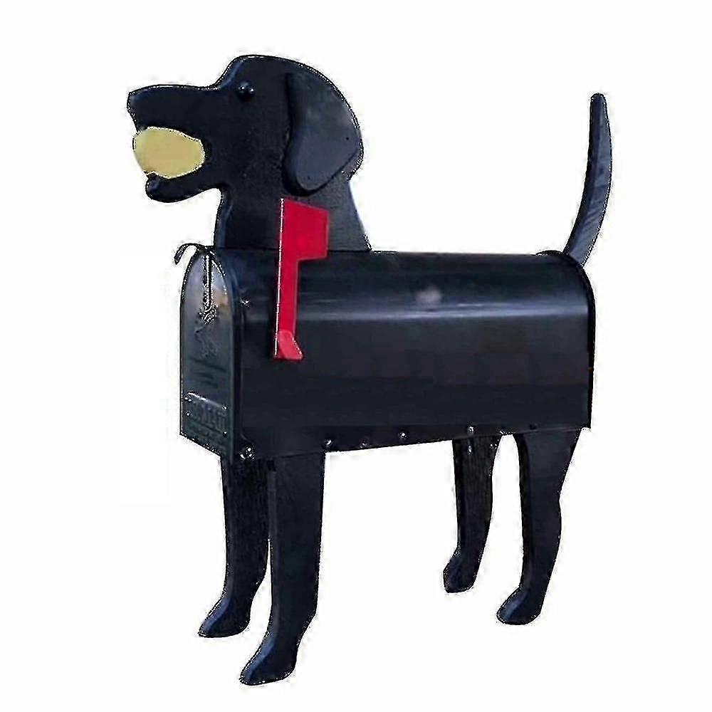 Garden Animal Shape Mailbox Weatherproof Dog And Pig Postal Box For ...