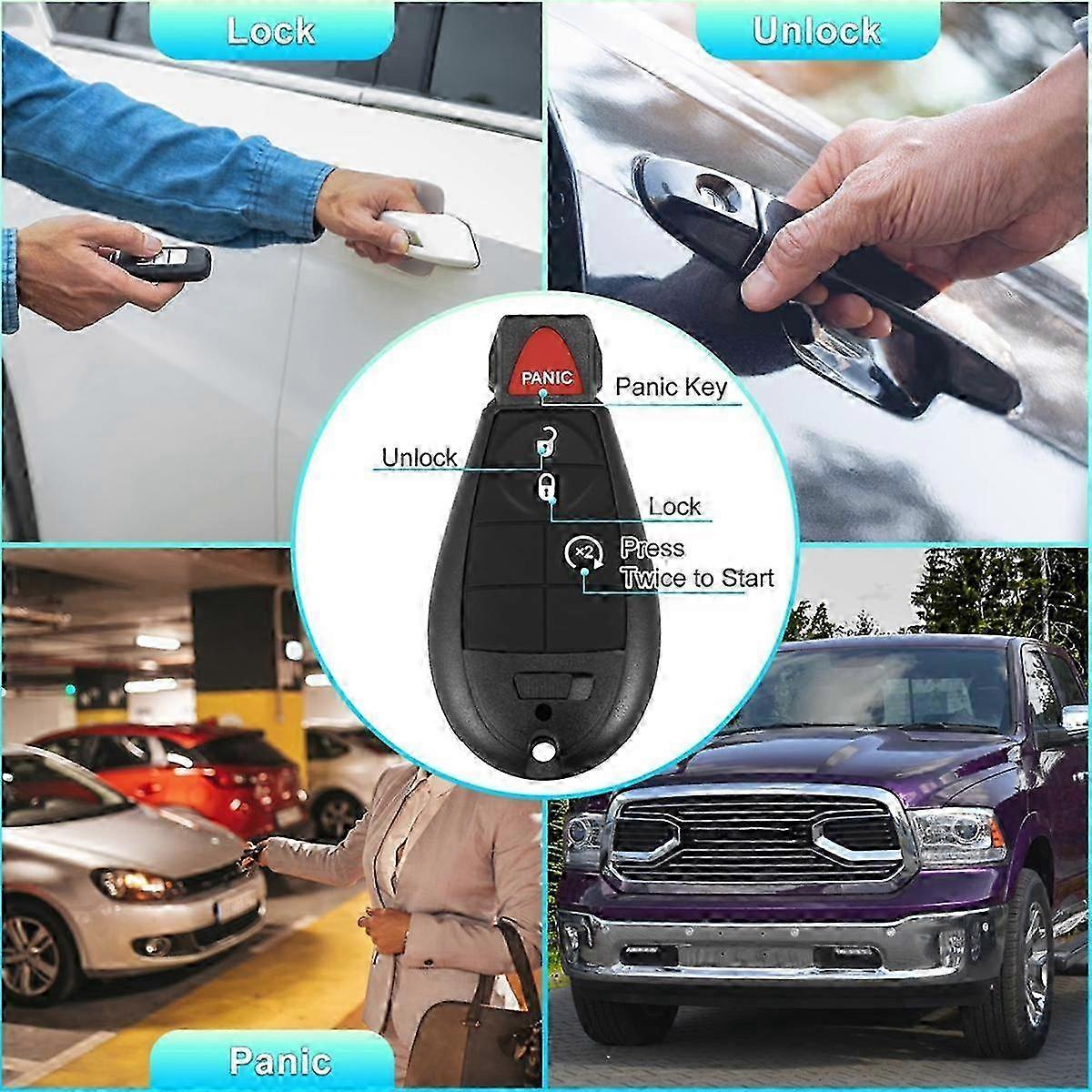 2013-2021 Dodge Ram 1500 2500 3500 4500 5500 (2013-2018) Keyless Entry ...