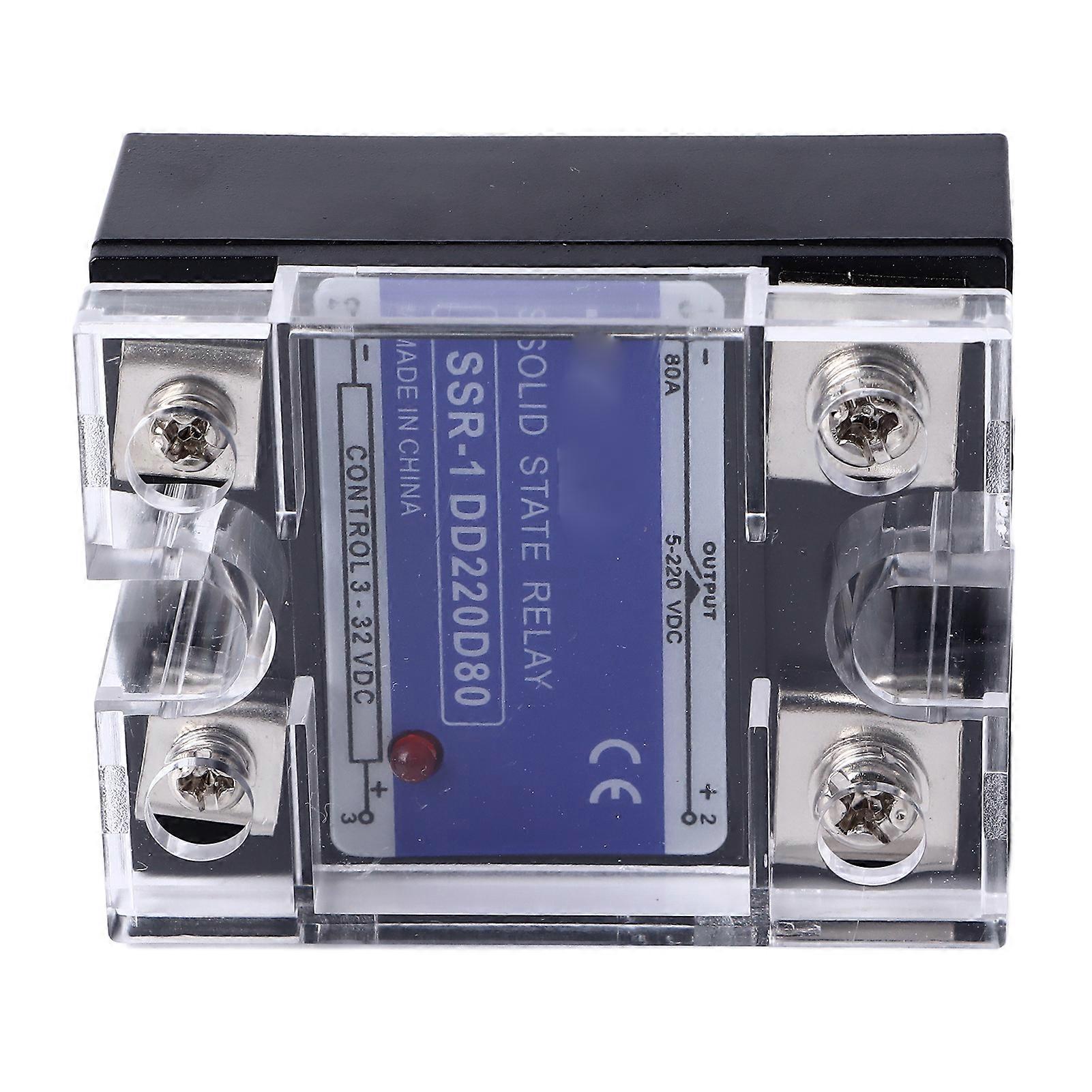 DC to DC Single Phase Solid State Relay 3‑32VDC Input 5‑220VDC Load SSR ...