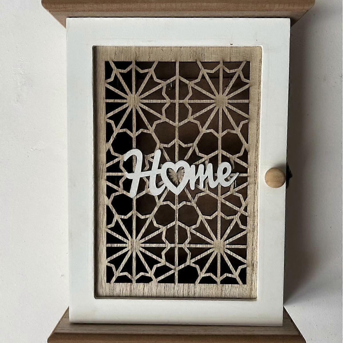 Wooden Key Box, Wall Mounted Key Box, Decorative Key Box, Vintage Key ...