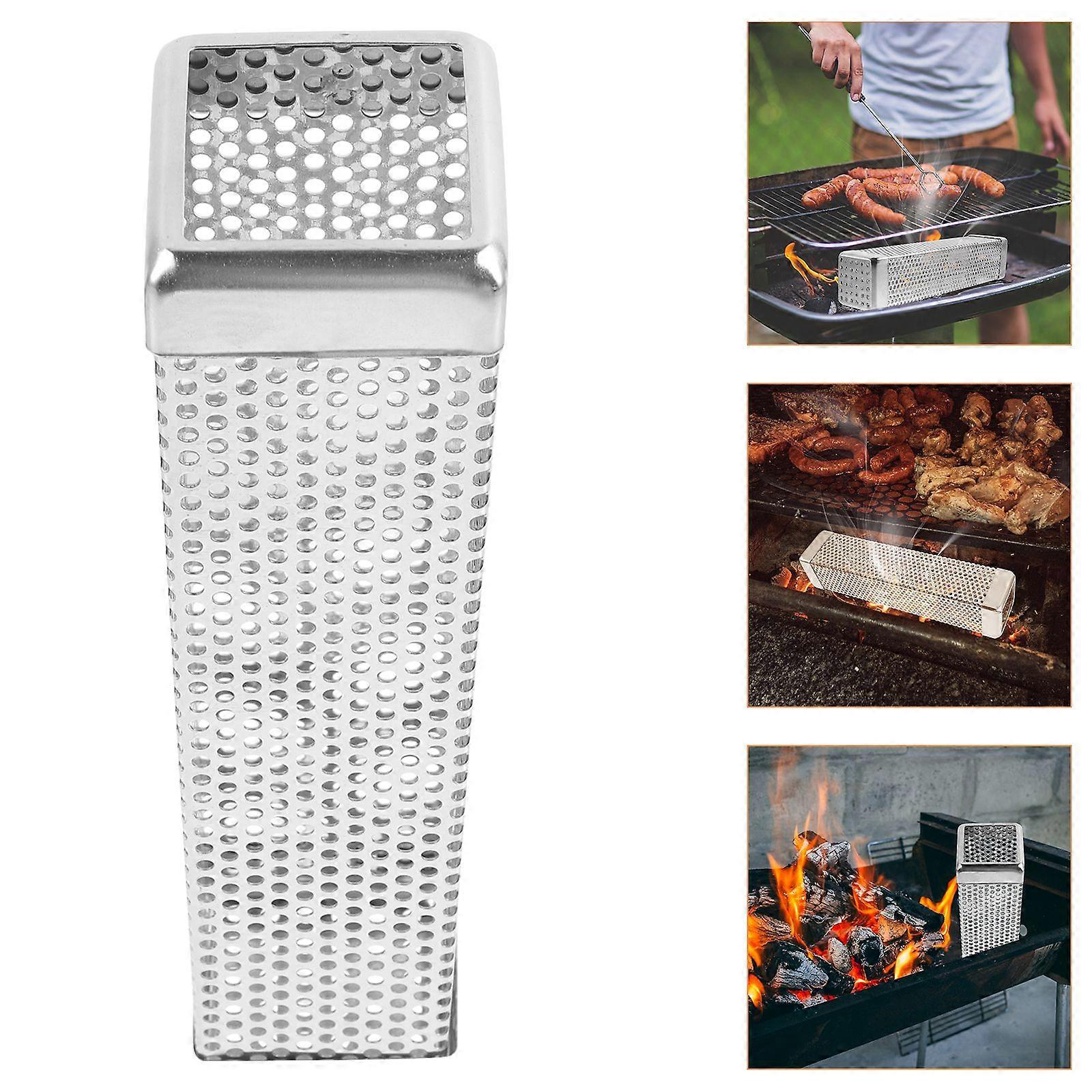 Stainless Steel Smoker Box Fish Meat Stainless Steel Smoker Box for Gas ...