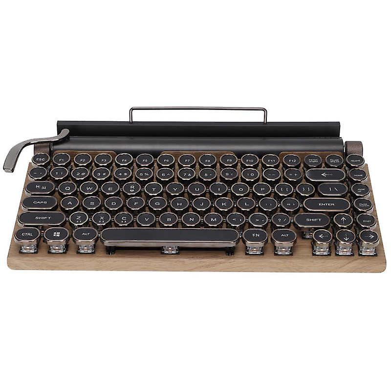 Retro Typewriter Keyboard 83 Keys Support Wireless Mechanical Keyboards ...