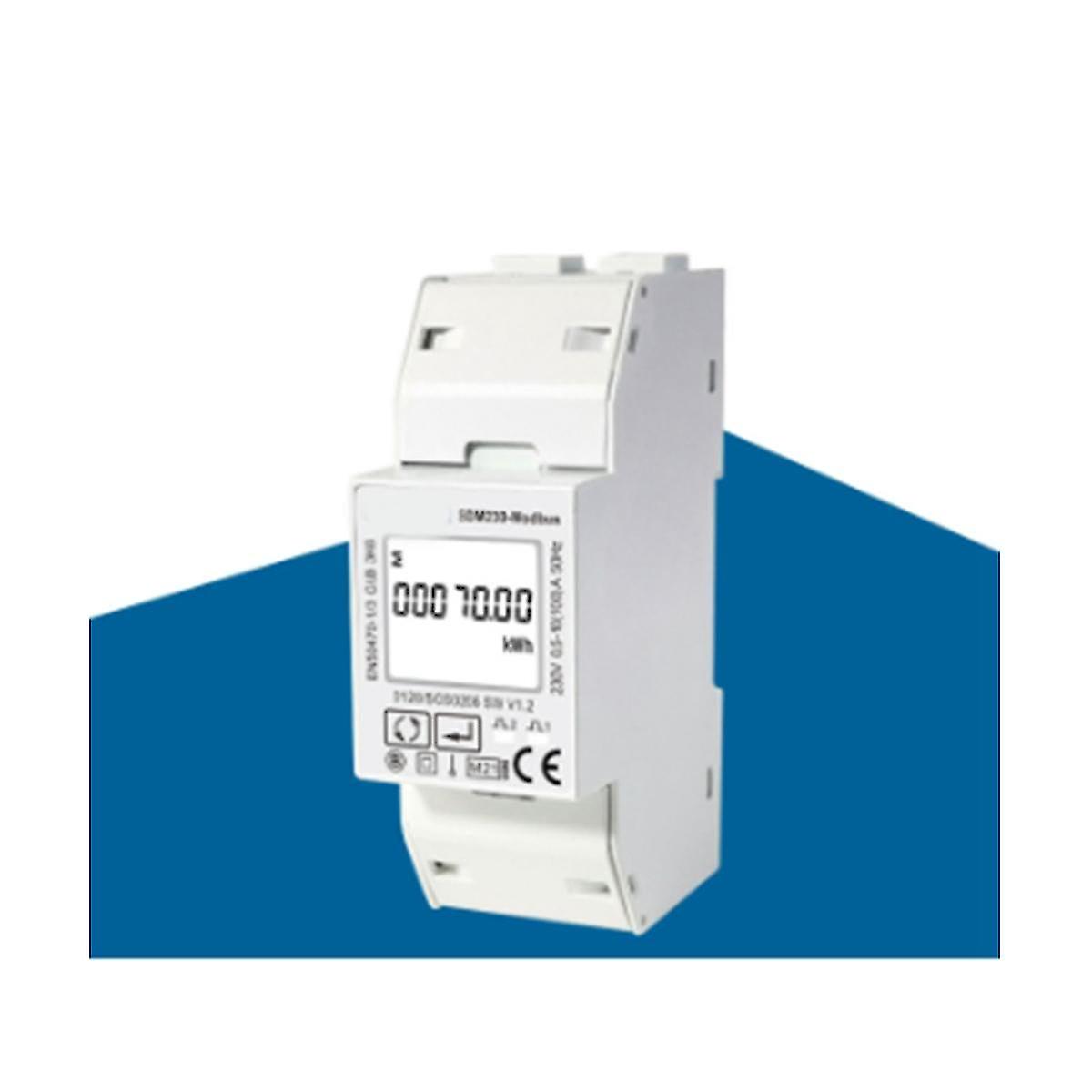 (100)a Single Phase 230v Din Rail Meter , Kwh Meter, Multi-function ...