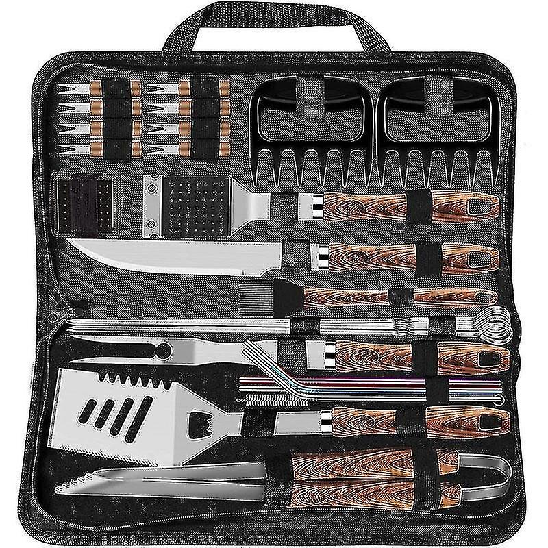 Bbq Tools Gift Set Extra Thick Stainless Steel Grill With Bbq Accessory ...