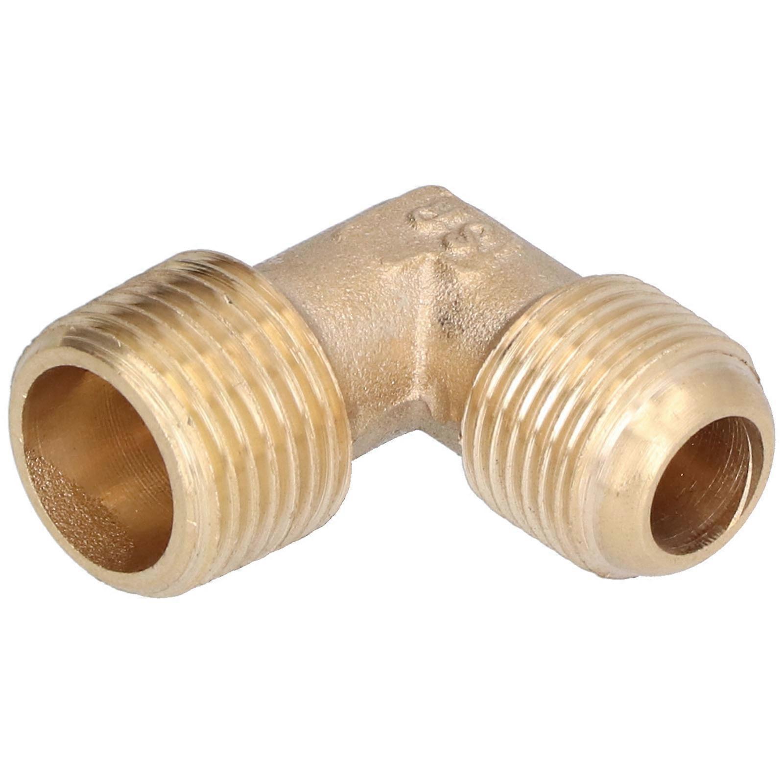 Air Compressor Elbow Brass 90 Degree Male Pipe To Female Pipe Connect ...