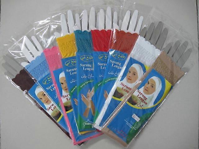 Islamic Arm Cover Stretchy Fabric Abaya Sleeves Muslim Women ...